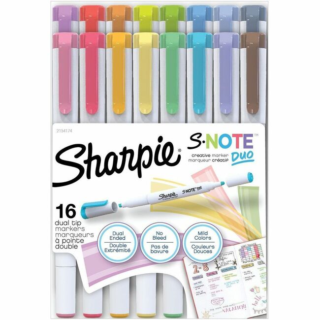 Sharpie S Note Duo Dual Tip Markers | Newell-Brands | SAN2154174