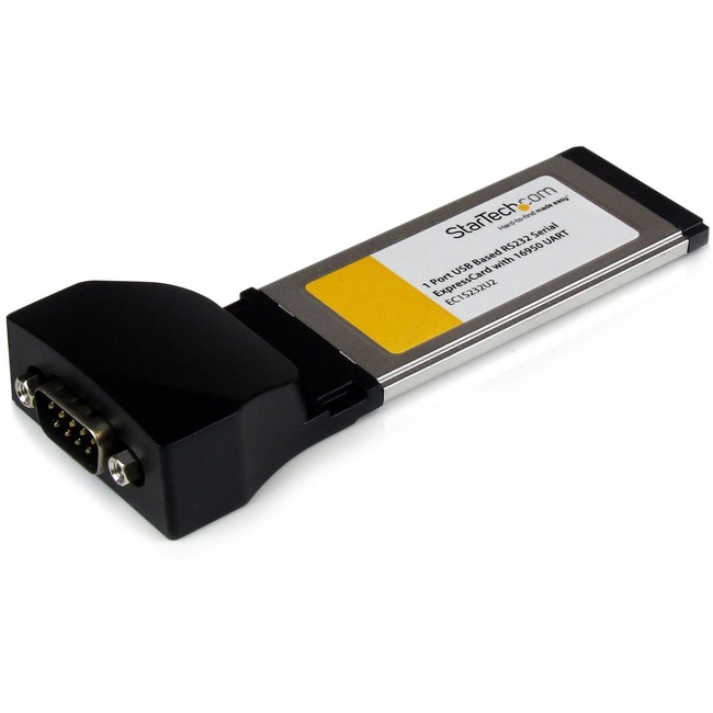 StarTech com 1 Port ExpressCard to RS232 DB9 Serial Adapter Card w 16950 USB Based | StarTech ...