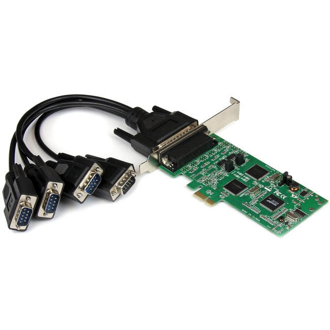 StarTech com 4 Port PCI Express PCIe Serial Combo Card 2 x RS232 2 x ...