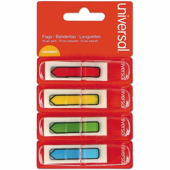 Page Flags Assorted Colors 35 Flags Dispenser 4 Dispensers Pack ...