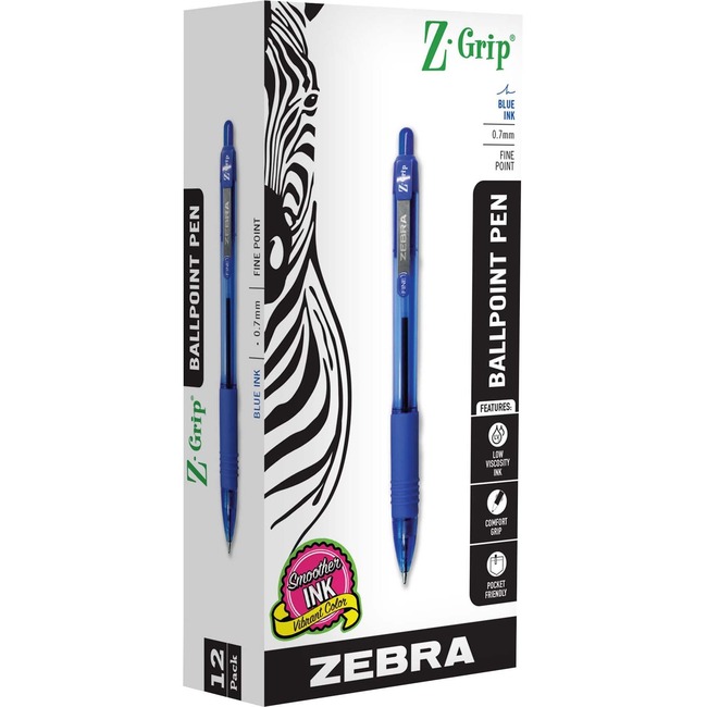 Zebra Pen Z Grip Retractable Ballpoint Pens | Zebra-Pen-Corporation ...