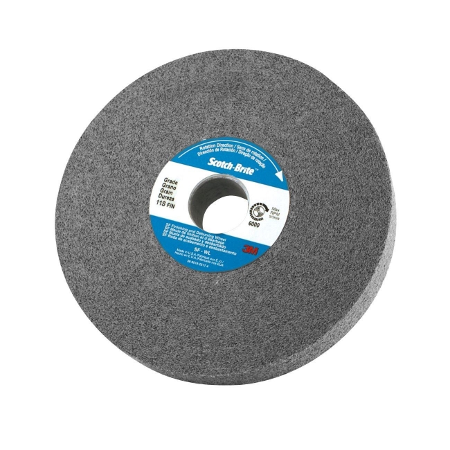 7000121078 Scotch Brite SF WL Wheel Convolute Deburring 6 Inch Dia Fine ...