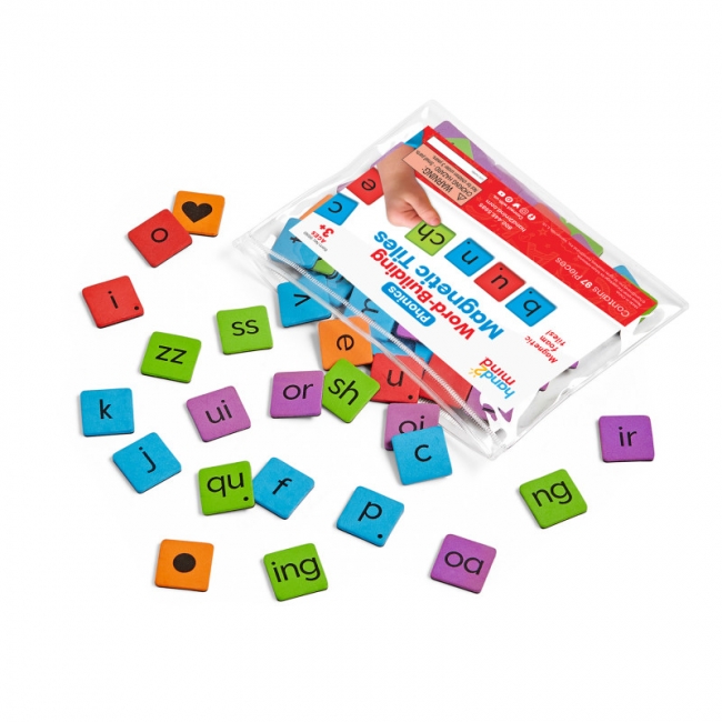 Phonics Word Building Magnetic Tiles | LEARNING-RESOURCES | HTM96161