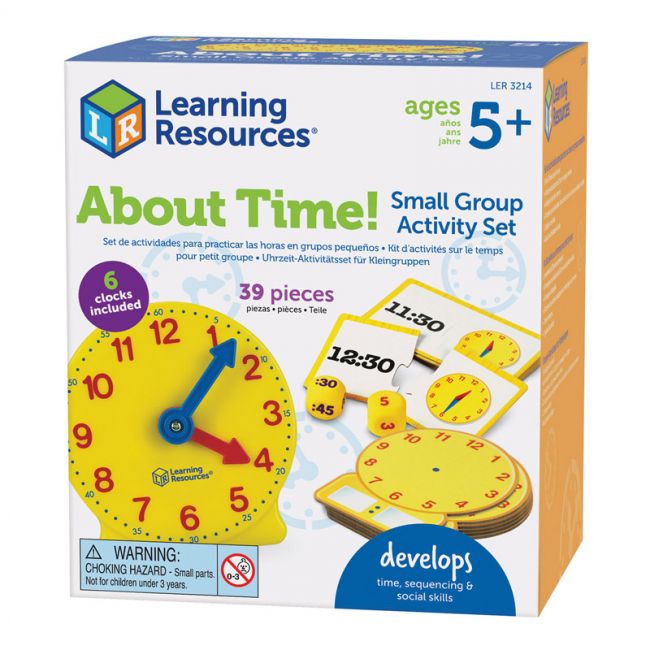 About Time Small Group Activity Set | LEARNING-RESOURCES | LER3214