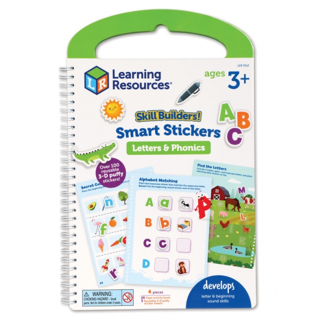 Skill Builders Smart Stickers Letters Phonics | LEARNING-RESOURCES ...
