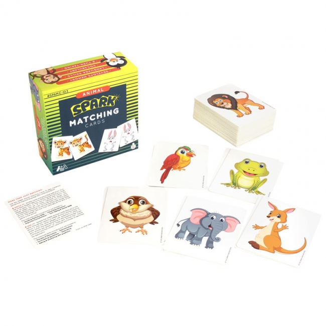 Animals Matching Cards Memory Game | SPARK-INNOVATIONS | SRKSPAM102