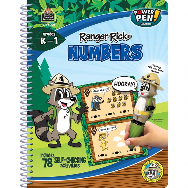 Ranger Rick Power Pen Learning Book Numbers | TEACHER-CREATED-RESOURCES ...