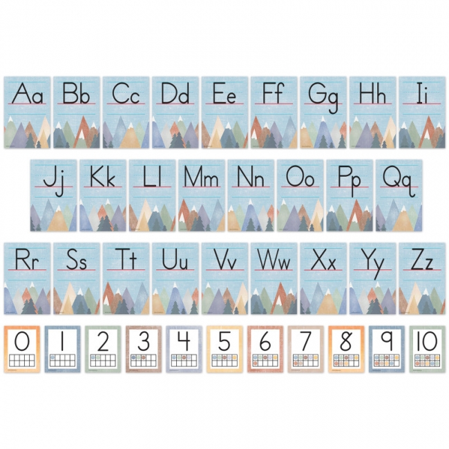 Moving Mountains Alphabet Bulletin Board Set | TEACHER-CREATED ...