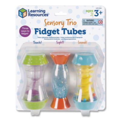 Sensory Trio Fidget Tubes Ages 3 and Up Assorted Colors 3 Pieces ...