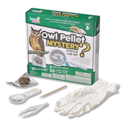 Owl Pellet Mystery Science Lab Kit Grades 3 to 8 | LEARNING-RESOURCES ...