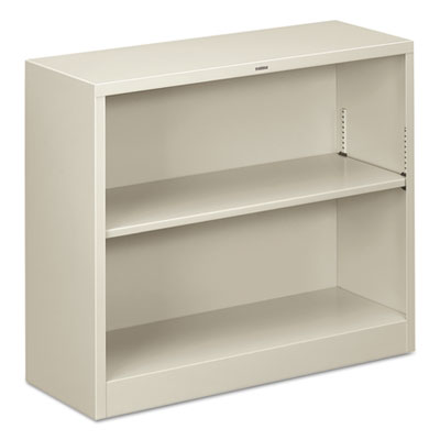 Metal Bookcase 2C Two Shelf 2C 34 5w x 12 63d x 29h 2C Light Gray | HON ...