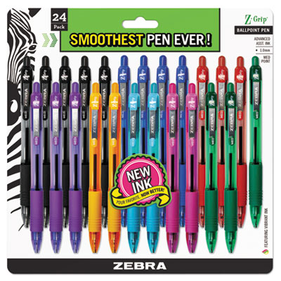 Z Grip Ballpoint Pen 2C Retractable 2C Medium 1 mm 2C Assorted Business ...