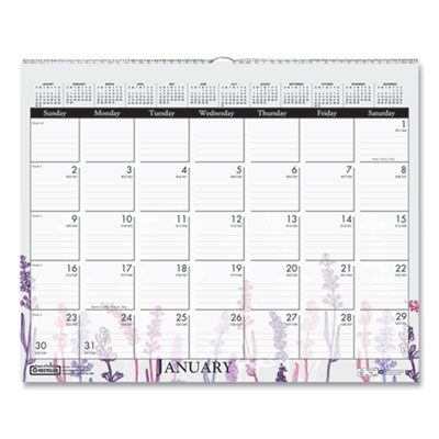 100 25 Recycled Wild Flower Wall Calendar 2C 15 x 12 2C Wild Flowers 2C ...