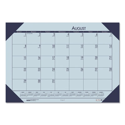 EcoTones Recycled Academic Desk Pad Calendar 2C 18 5 x 13 2C Orchid ...